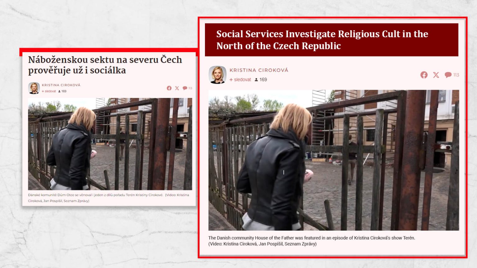 Czech Anti-Cult Movement - EXPOSING ANTI-CULTISM